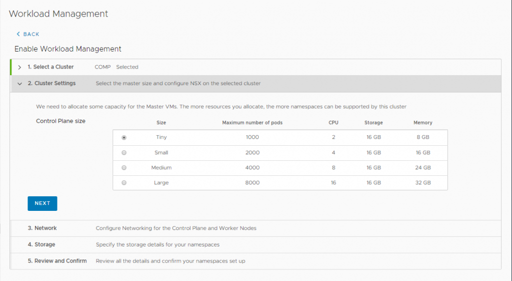 Deploy Vsphere With Kubernetes Project Pacific Part 7 Enable